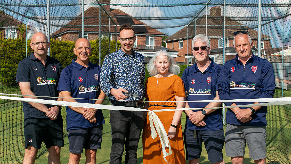 Adam Dance MP officially opens new cricket nets at Yeovil Cricket Club ...